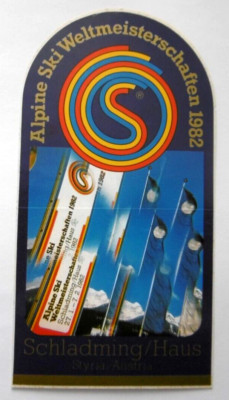Souvenir-Aufkleber Alpine Ski World Cup Schladming Home Steiermark ...