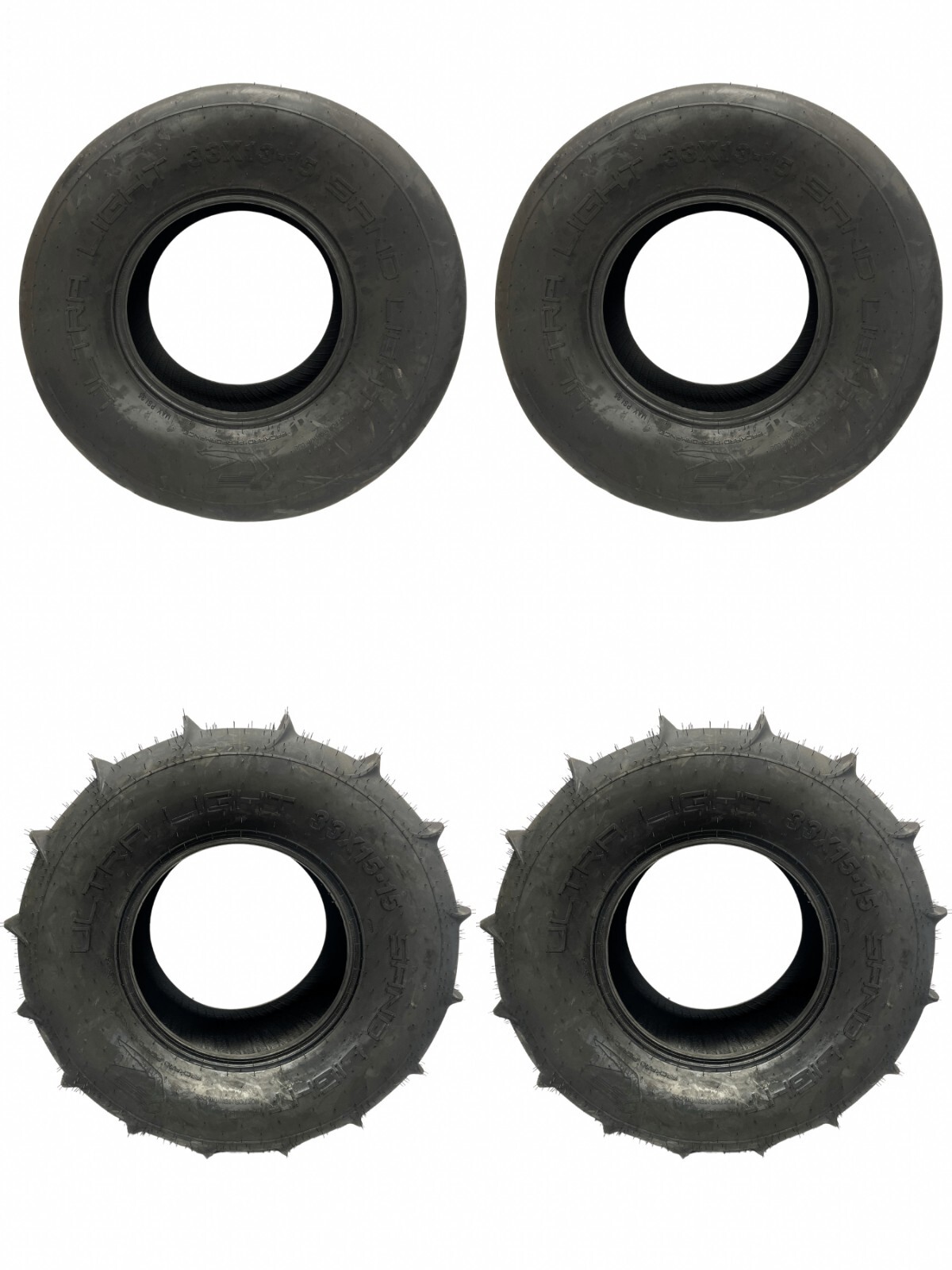 Packard Performance Sand Light Front & Rear Paddle Sand Dune Tires RZR ...