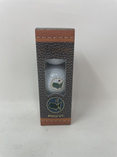 Masters 2024 Berckmans Place Logo Titleist Pro V1 Golf Balls, Sleeve of ...