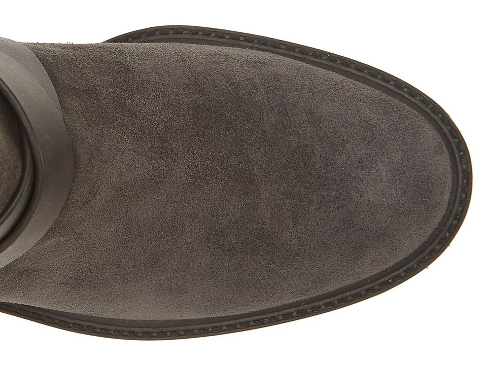 Louise et Cie Tandy BURNT TAWNY Moto Round Toe Block Heel Ankle Bootie ...