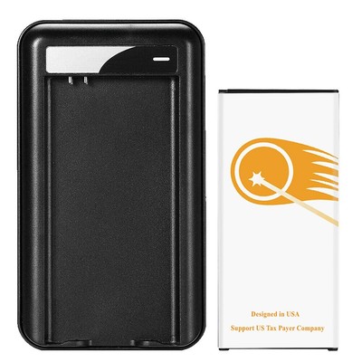 Large Power Spare 6820mAh Battery + USB/AC Charger F Samsung Galaxy S5 ...