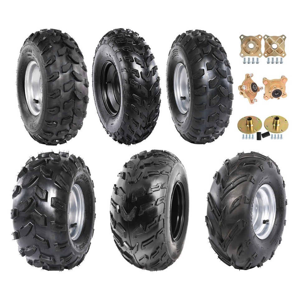 7'' 8'' 10'' ATV 4 Stud Wheel Tire Rim For ATV Quad Go Kart Golf Taotao ...
