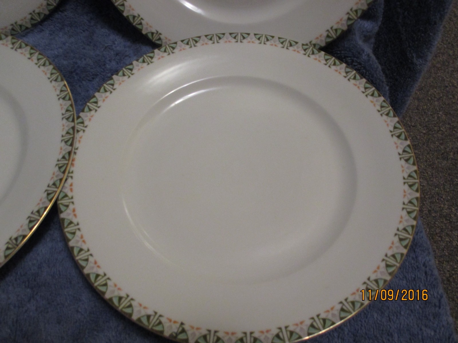 Adolf Persch Bristol Dinner Plate Set of 4 AUS65 Pattern Quite Nice ...