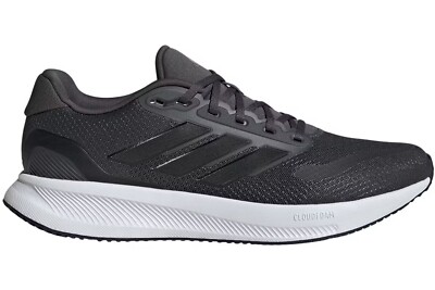 NEW Men's Adidas US 8 RUNFALCON 5 Sneaker Gray Black IE8819 | eBay