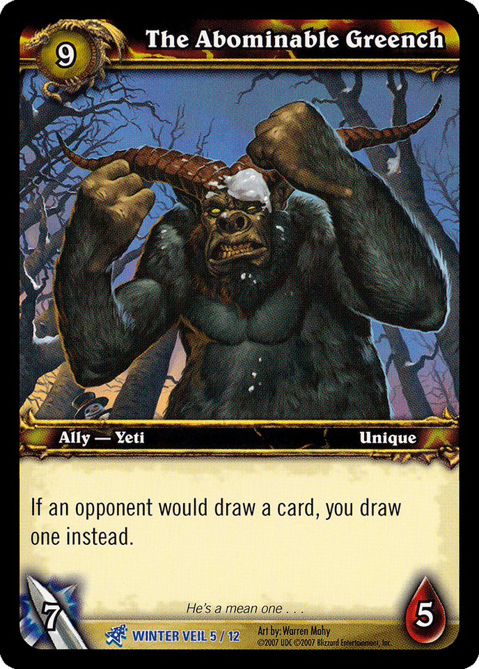 World of Warcraft WoW TCG Feast of Winter Veil Singles CHOOSE YOUR ...