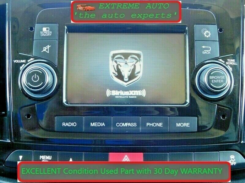 2018-2019 Ram PROMASTER Radio Display Receiver UConnect 1500 2500 3500 ...