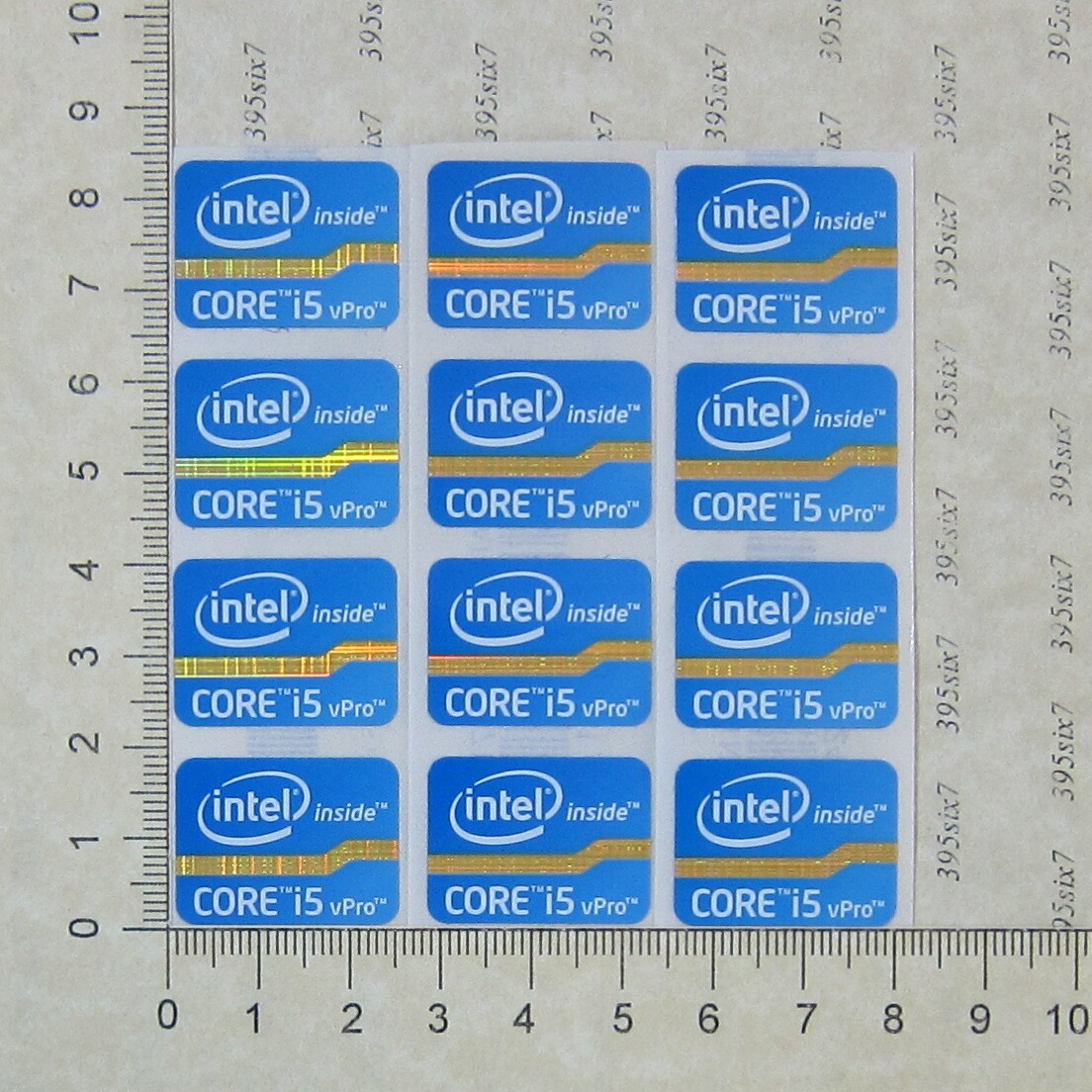 Laptop PC Processor Sticker (1st 3rd 4th 6th 7th 8th 9th 10th Gen) x 12 ...