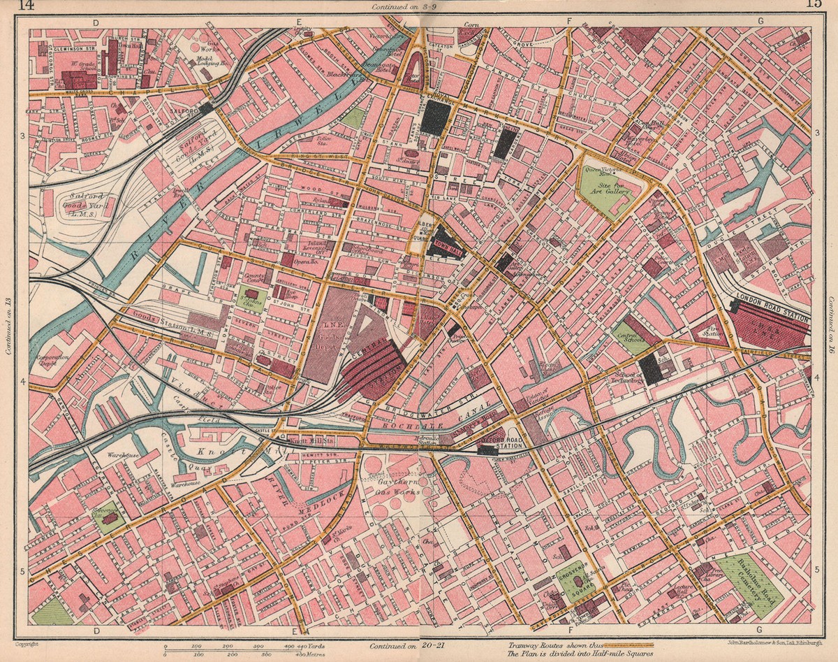 Map Of Manchester City Centre Manchester City Centre Development Map