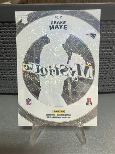 2024 DRAKE MAYE Panini Illusions Mystique Acetate #2 Patriots Rookie RC ...