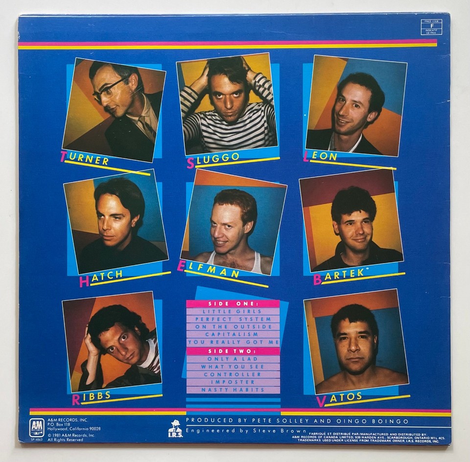 Vtg 1981 OINGO BOINGO Album ONLY A LAD Record 1ST PRESSING Vinyl Lp OG NEAR MINT | eBay