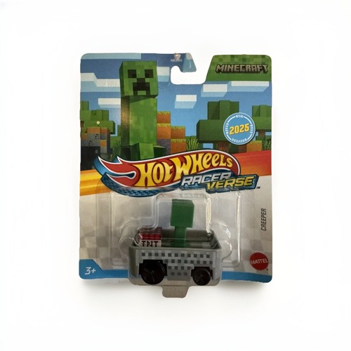 Hot Wheels Racer Verse Minecraft Creeper, Steve, Chicken Jockey, Spider ...