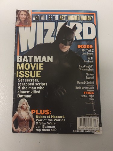 Wizard Comics Magazine #164 "Batman Cover" 2005 **FREE SHIPPING** | eBay