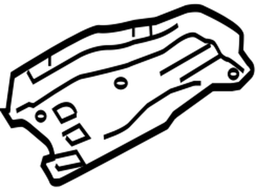 58724-60050 Toyota Protector, luggage compartment side cover, no.2 ...