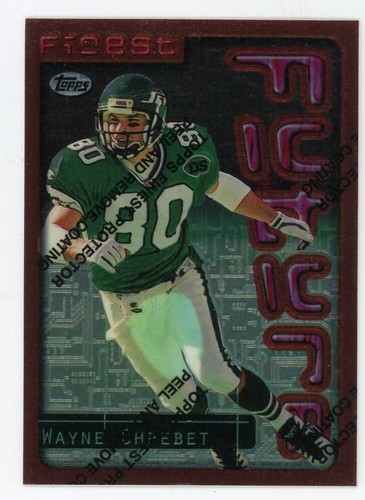 1996 Topps Finest Wayne Chrebet Card #76 | eBay