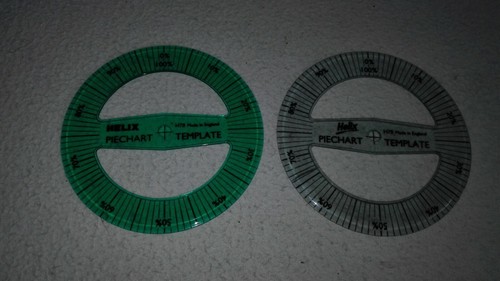 1 x Helix Pie Chart Template H78010 | eBay