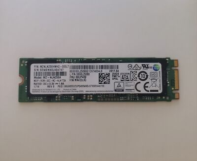 Samsung PM871a SSD Solid State Drive M.2 MZ-NLN256A 256GB MZNLN256HMHQ ...