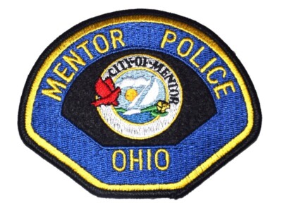 MENTOR OHIO OH Sheriff Police Patch STATE BIRD CARDINAL STATE FLOWER ...