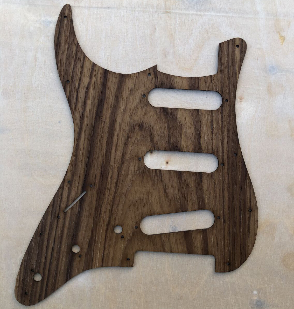 Wooden Guitar Pickguard Electric Guitar Scratch Plate Pickguards SSS ...