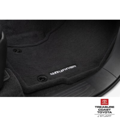 NEW OEM 2025 TOYOTA 4RUNNER BLACK CARPET FLOOR MATS LIMITED WITH 3RD ...