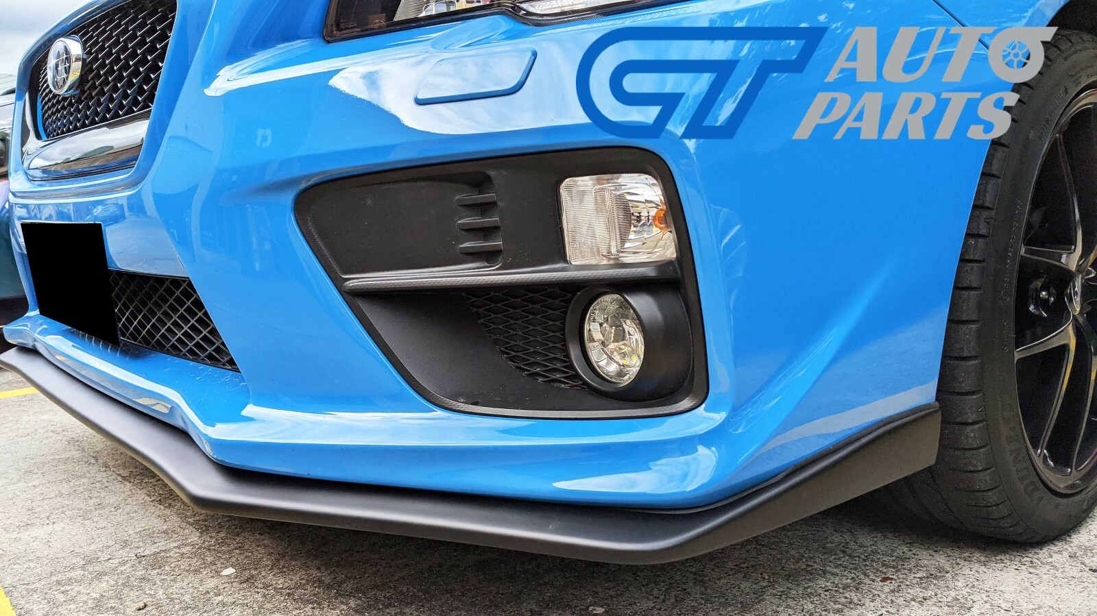 V1 STI Style OE Front Bumper Lip Matte Black for 2014-2021 Subaru WRX ...