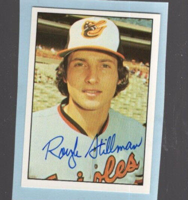 Autographed Royle Stillman SSPC 1976 #393 signed Orioles | eBay