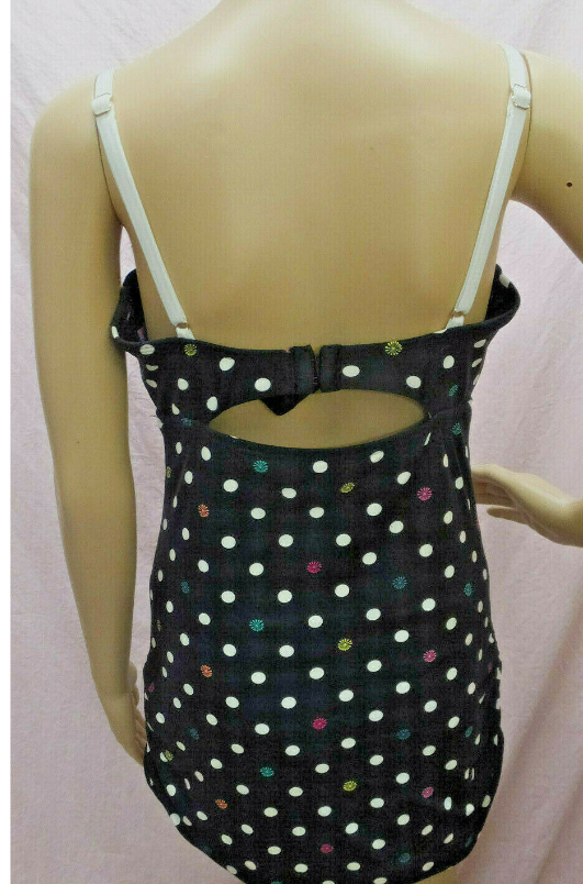 CoCo Rave Women's Black XL 38C Cup Swimsuit With Dots | eBay