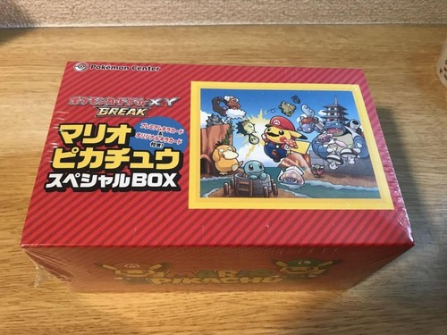 Pokemon Card Mario Pikachu Special Box Sealed Japanese Center TCG XY ...