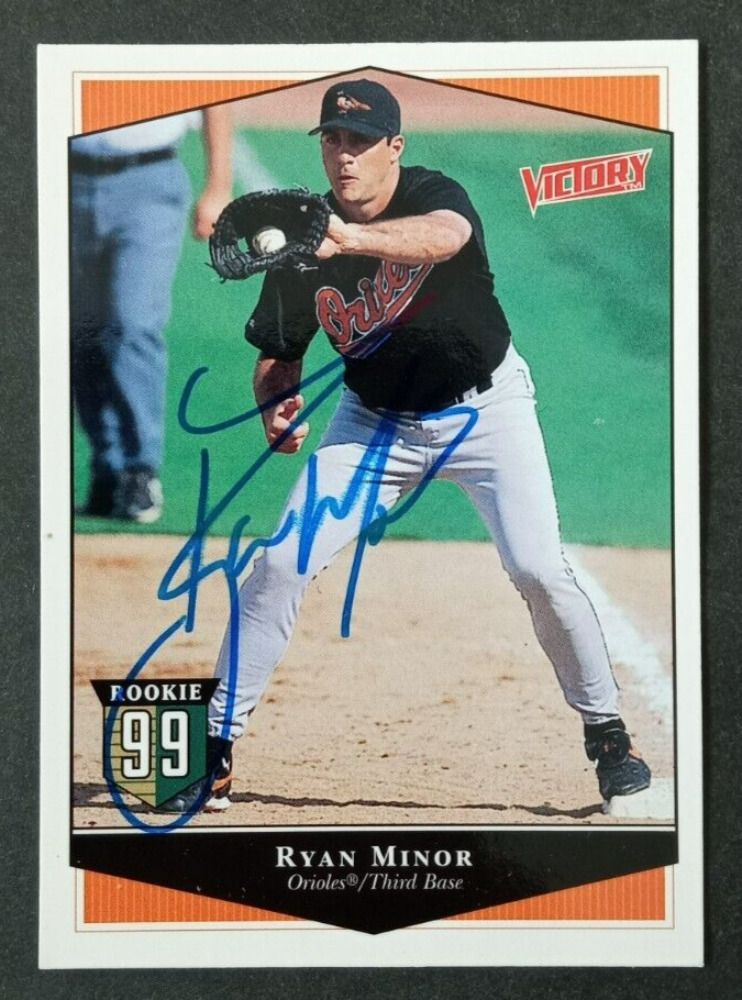1999 Upper Deck (VICTORY) SIGNED: Ryan Minor ORIOLES #42 (died 2023) | eBay