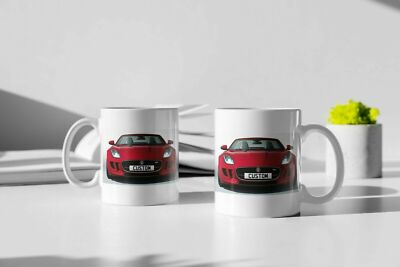Personalised Number Plate Jaguar F Type Reg Coffee Mug - Unique Gift ...