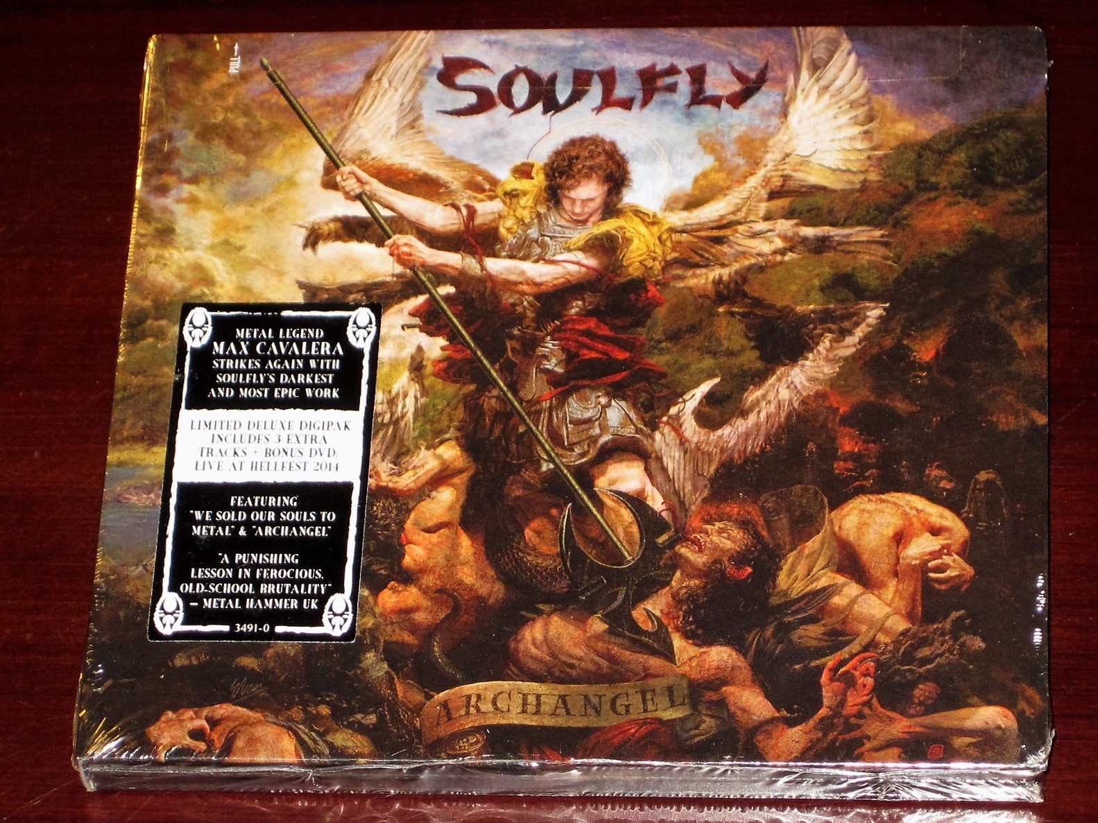 Soulfly: Archangel - Deluxe Edition CD + DVD 2 Disc Set 2015 NB USA ...