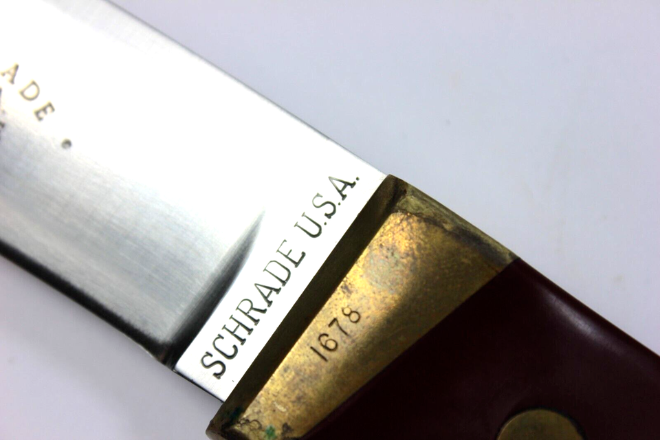 SCHRADE USA LIMITED EDITION # 1678 PRO HUNTER FIXED BLADE KNIFE W ...