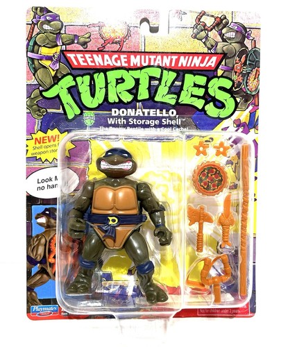 Teenage Mutant Ninja Turtles Donatello With Storage Shell Boxed | eBay