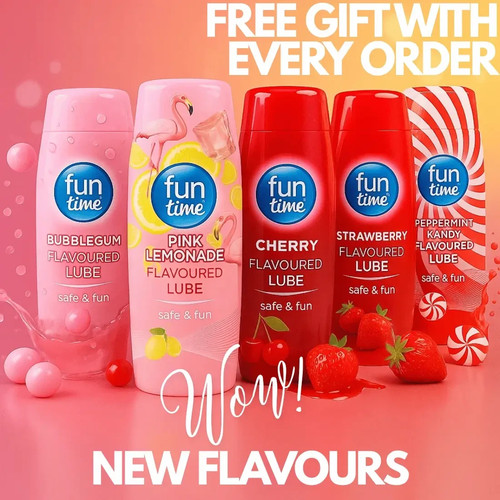 Play Fun Time 75ml Flavoured Lube Lubricant WaterBased Gel Edible Sex ...
