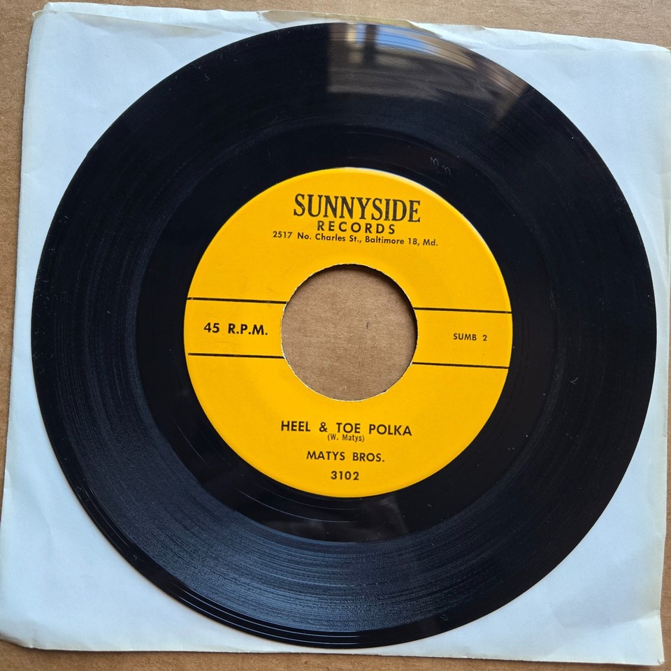 MATYS BROS. Rummy Polka/Heel & Toe 45 7" Record Vinyl Records | eBay