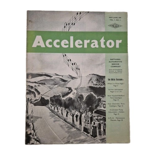 NASCO ACCELERATOR Vintage GMH Automotive Magazine Vol.7 NO.3 May 1949 ...
