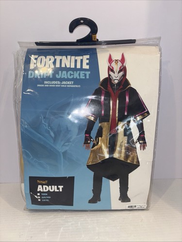 Fortnite Drift Jacket Costume Adult S/M Spirit Halloween Officially ...