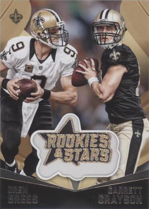 2015 Panini Rookies & Stars - Embroidered Patches Drew Brees, Garrett ...