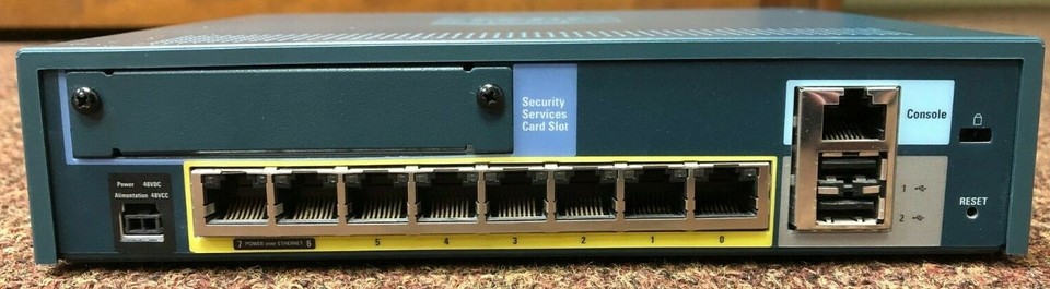 Cisco ASA 5505 Fast Ethernet Firewall Security Appliance (without power ...