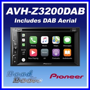 Pioneer double din head unit with apple carplay