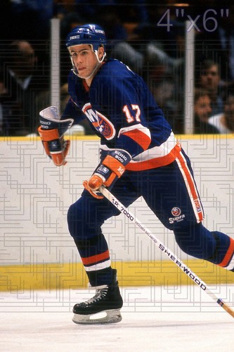 Brad Dalgarno 1987 - New York Islanders - choose a size - full color ...