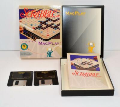 1994 Scrabble Crossword Computer Game Macintosh MacPlay OS X 6.0.7 ...