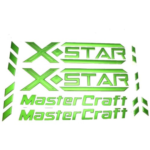 MasterCraft Boat Raised Decal Kit 7501590 | 2013 X Star Alien Green | eBay