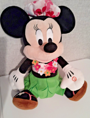 Disney Minnie Mouse In Hawaii Outfit Plush Toy 20" Light up Blushing ...