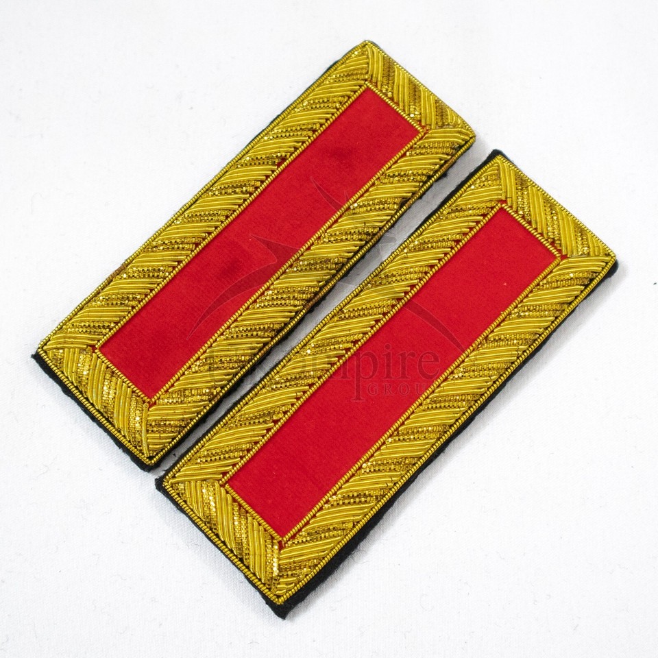 Civil War US Officer Shoulder Boards 2nd Lieutenant (No Bars) Artillery ...