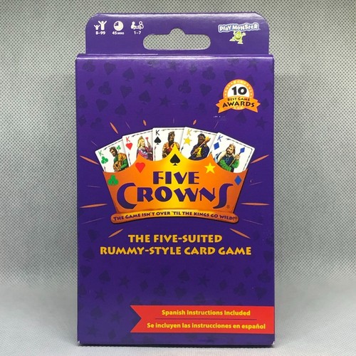 New Five Crowns Card Game ~ Five-Suited Rummy-Style Game ~ 1 - 7 ...