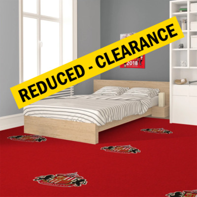 Sunderland Football Badge Crest Carpet Stain Resistant Bedroom SAFC Man ...
