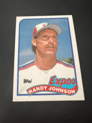 1989 Topps Randy Johnson Rookie #647 Montreal Expos RC *Shipping ...