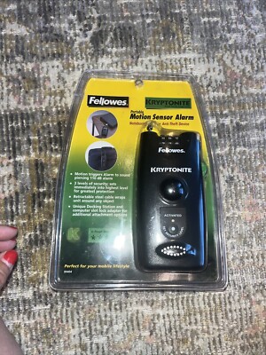 Fellowes Motion Sensor Alarm Notebook Computer Anti Theft Device NIB | eBay