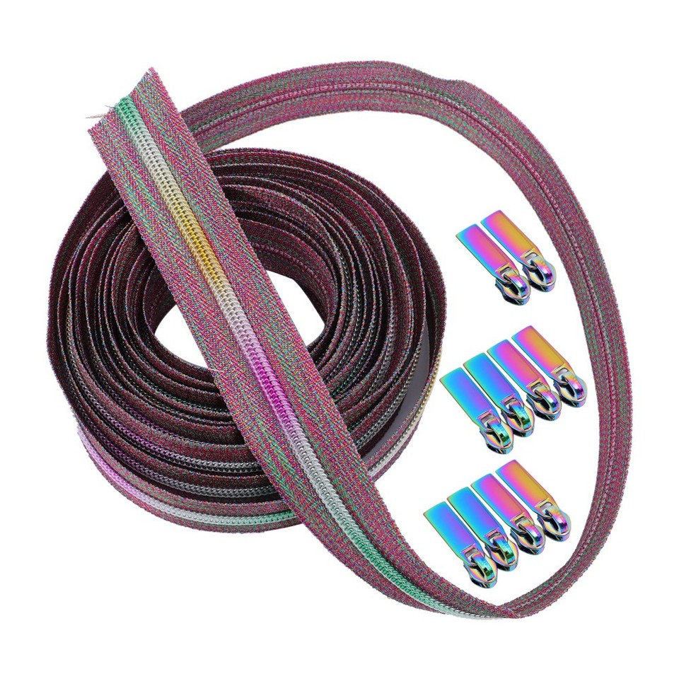 5 Yards Zipper Parts DIY Luggage Zipper Cloth Coat Slide Zipper | eBay UK