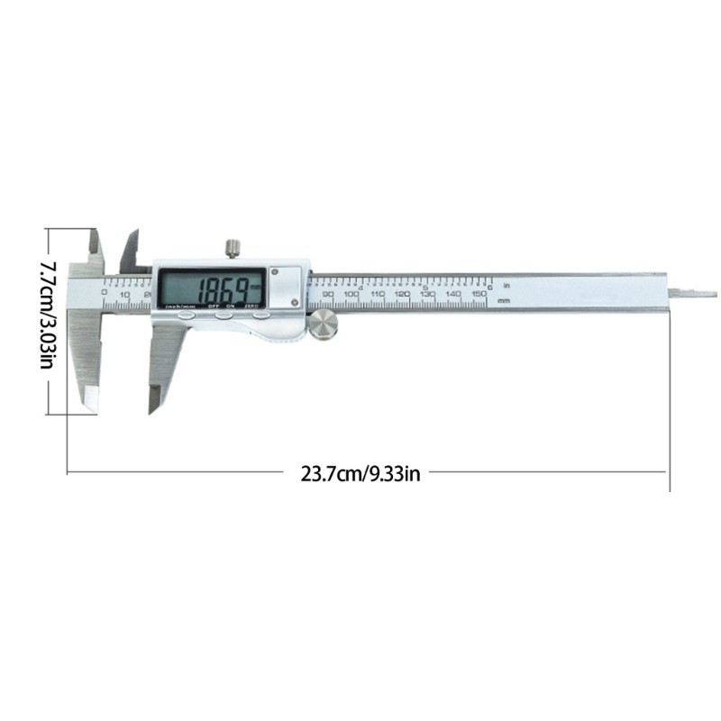 Digital Caliper 150mm Electronic Vernier Caliper Micrometers Digital ...